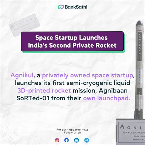 Banksathi On Linkedin Agnibhaan Indianrocket Rocket Privaterocket 3dprinted…