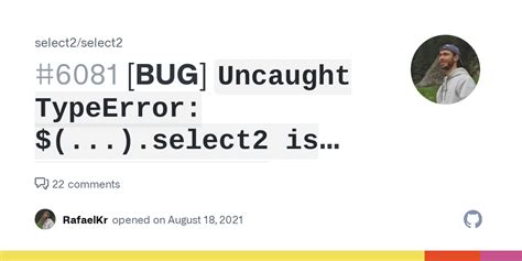 Bug `uncaught Typeerror Select2 Is Not A Function` With `410 Rc0 ` · Issue 6081