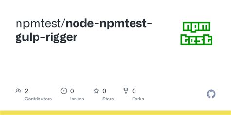 github npmtest node npmtest gulp rigger