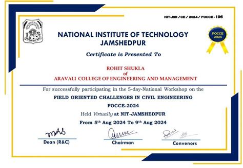 Rohit Shukla On Linkedin Successfully 📚🖋participating In The 5 Day