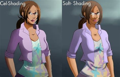 Cell Shading Vs Soft Shading Cell Shade Digital Artists Art