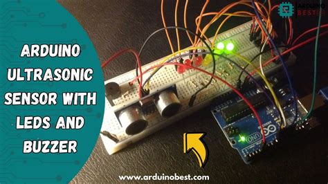 arduino ultrasonic sensor with leds and buzzer