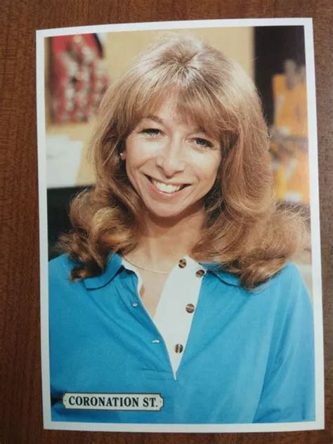 HELEN WORTH GAIL Platt CORONATION STREET NOT SIGNED FAN CAST POST