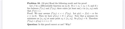 Solved Problem 10 10 Pts Read The Following Result And