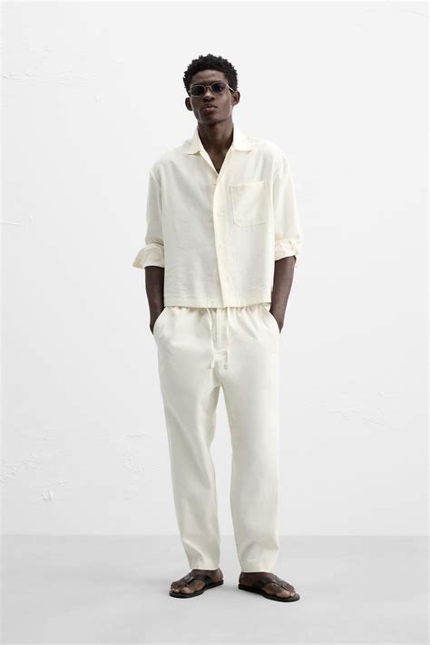 리넨 코튼 팬츠 Cotton Linen Pants Relaxed Fit Pants