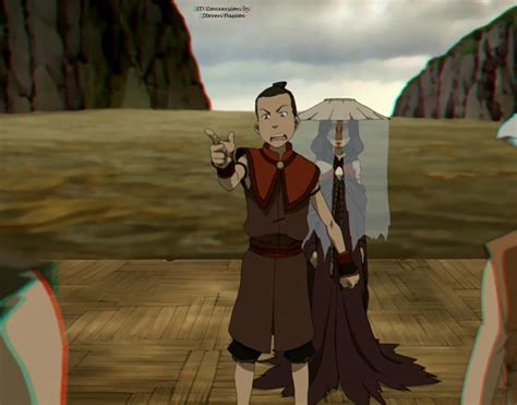 Atla In 3d Sokka Defends The Painted Lady By Un4seendeception On