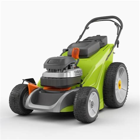 Premium Psd Lawn Mower Psd On A White Background