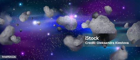 3d 소행성 공간 배경 코스모스 게임 운석 벡터 네온 은하 공상 과학 달 돌 0명에 대한 스톡 벡터 아트 및 기타 이미지 0명 3차원 형태 Sf 영화 Istock