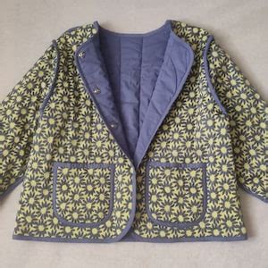 PDF Sewing Pattern Quilted Jacket Patchwork Jacket Pattern Etsy