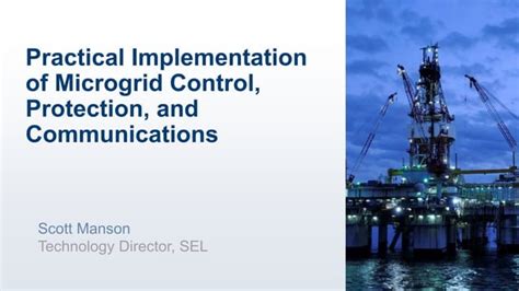 10 3 Practical Implementation Of Microgrid Control Protection And