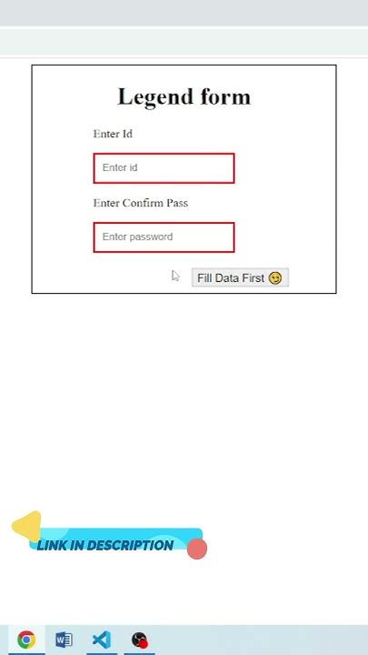 Legend Form Htmlcss Coding Reactapp Youtube