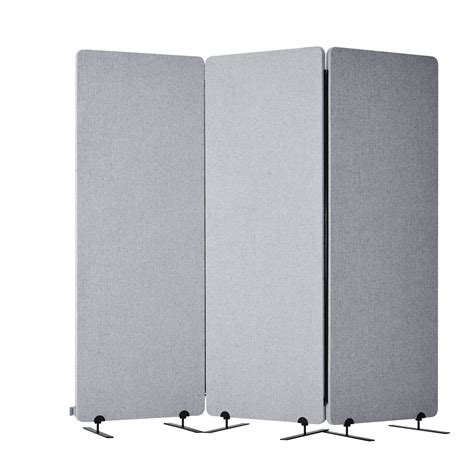 Vevor 3 Panel Room Divider Screen 2ft X 3 Panels Grey