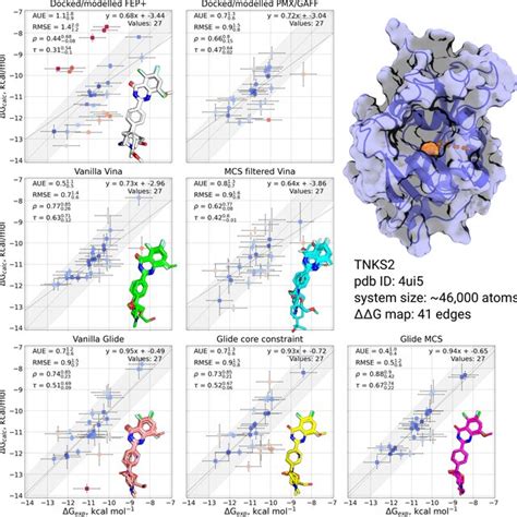 Comparison Of Experimentally Measured And Calculated Binding Affinities