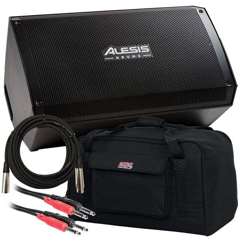 Alesis Strike Amp 12 Mkii Powered Drum Amplifier Carry Bag Kit Kraft