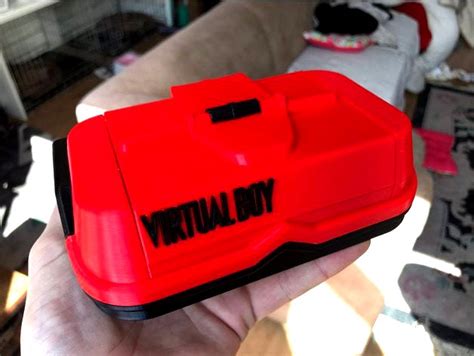 Mini Vb Virtual Boy Consolizer Housingshell By Retrogamerevival 3d Model