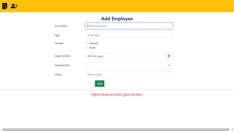 GitHub Srisairam9881 EmployeeManagementSystem Spring Boot Project