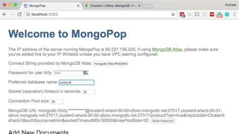 Mongopop Angular Client Demo YouTube
