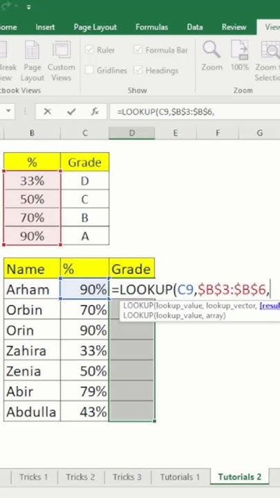 Excel Formula Tricks Shorts Youtube