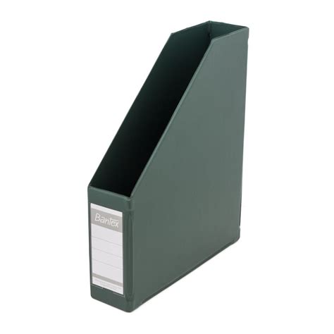 Bantex Magazine File Box File A4 7cm Green Bantex Magazine File Box File A4 7cm Green