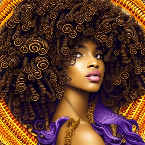 Melanin Light Brown Skinned Woman · Creative Fabrica