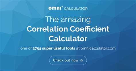 correlation coefficient calculator