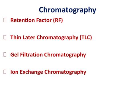 PPT - Chromatography PowerPoint Presentation, free download - ID:298454