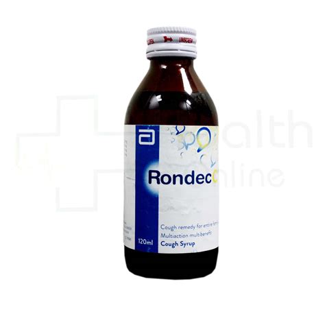 Rondec C Syp 120ml Price In Pakistan