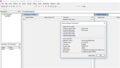 siebel 16 enabling workspaces in the siebel sample database the