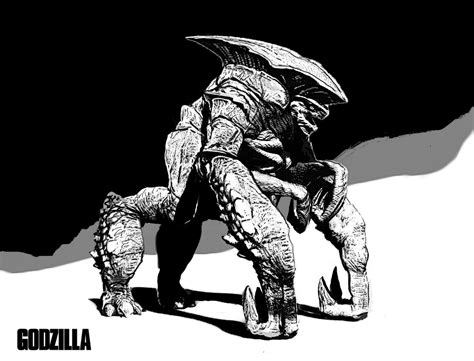 Simon Webbers Design For The Muto For ‘godzilla 2014