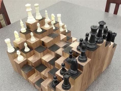 Многоуровневые шахматы, сделанные своими руками | Woodworking projects ...