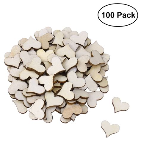 Meijiashe Wood Log Slices Discs For Diy Crafts Wedding Centerpieces Wooden Hearts Mini