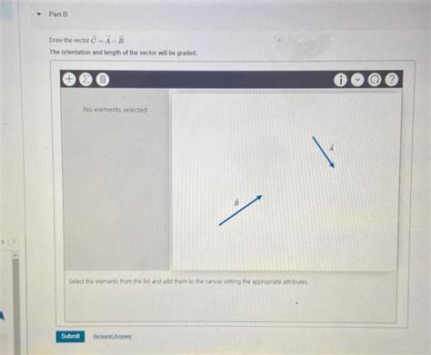 Solved Draw The Vector D A B The Orientation And Length Of Chegg