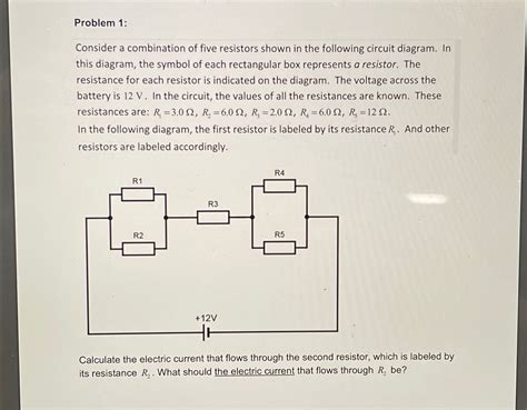 Solved Problem 1 Consider A Combination Of Five Resistors Chegg Com