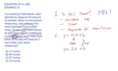 Equation Of A Line Overview Numerade