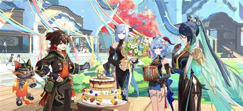 Ganyu Lumine Aether Paimon Shenhe And 9 More Genshin Impact