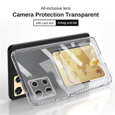 Protect Lens Transparent Card Bag Back Cover For Infinix Note G G Vip Case Soft Tpu