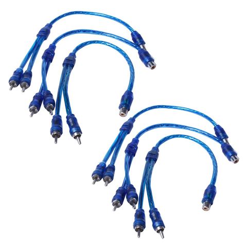 Pcs Audio Connection For Female To Male Adapter Splitter Cable