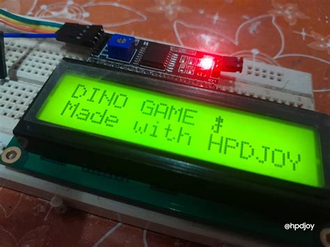Github Hpdjoydinogame Dinogame Arduino Powered Retro Fun Jump
