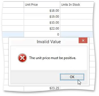Tutorial Data Input Validation WinForms Controls DevExpress Documentation