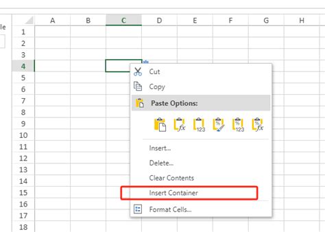 Container Javascript Spreadsheet Spreadjs