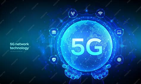Premium Vector 5g Network Wireless Systems And Internet Of Things Technology Concept Smart