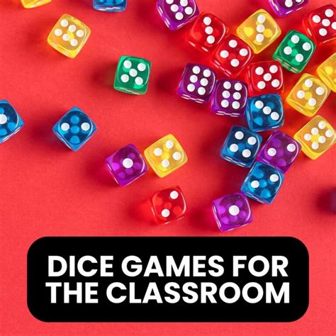 Dice Games For The Classroom Collection Math Love
