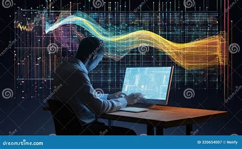 Data Scientist And Big Data Concept In Order To Conduct Predictive Analysis Of Sensor Data