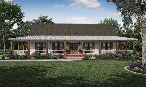 Traditional Style House Plan 74671 With Wraparound Porch Single Level
