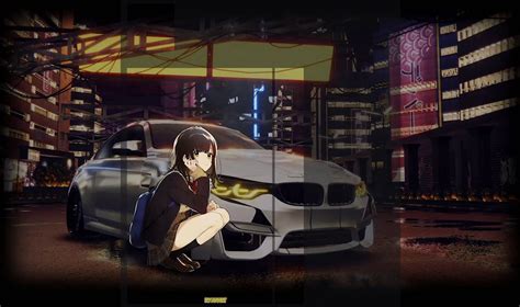[steam Artwork] Bmw With Anime Girl By Quackquack98 On Deviantart