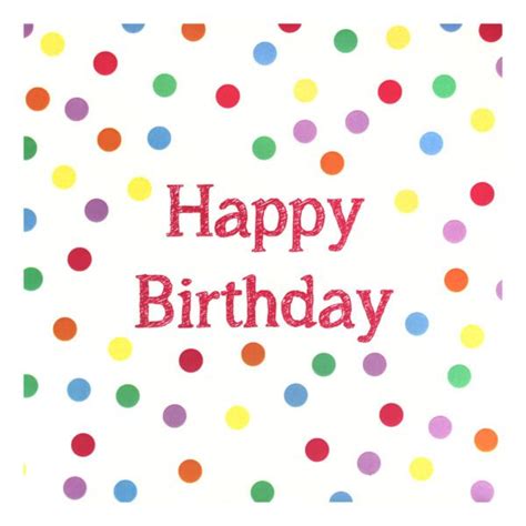 Happy Birthday Polka Dot Card House Of Marbles