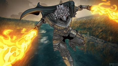 Safebooru 1boy Absurdres Armor Black Cape Blaidd The Half Wolf Cape