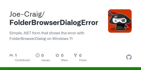 Folderbrowserdialogerrorfolderbrowserdialogerrorform1cs At Master