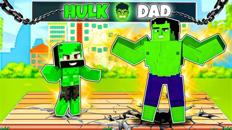 Raised By Hulk Dad In Minecraft Hindi Youtube