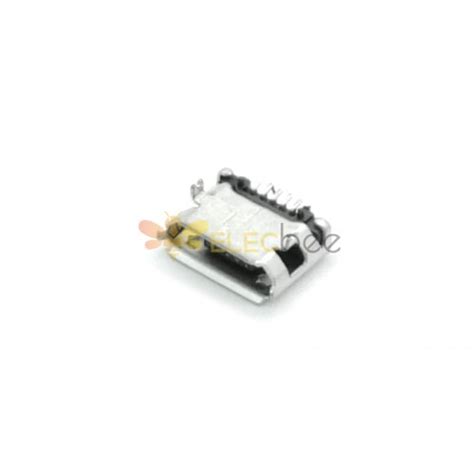 Micro Usb Dual Female 5 Pin Smt Type B Dip 6 4 Straight For Pcb 20pcs